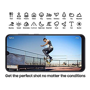 Samsung Galaxy A50 A505F 128GB Dual SIM Unlocked GSM Phone w/ Triple (25MP+8MP+5MP) Camera - Black