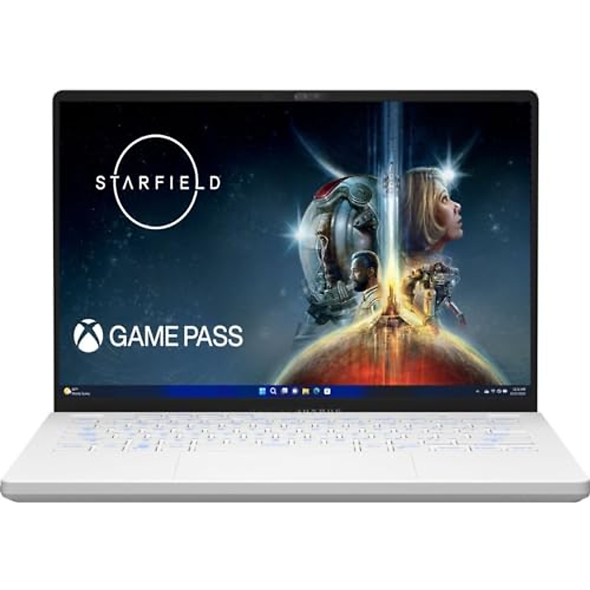 Asus ROG Zephyrus G14 Gaming Laptop 14" QHD+ 165Hz 500nits AMD 8-Core Zen4 Ryzen 9 7940HS (>i9-12900H) 32GB RAM 2TB SSD GeForce RTX 4060 8GB Graphic Backlit USB4 Fast Charging Win11 White + HDMI Cable