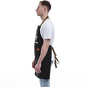 Gifts For Men, Women, Father's Day Gifts, Gifts for Dad, Husband, Boyfriend, Brother, Mom, Wife, Girlfriend, Unique Birthday Gifts, Humor Apron for friends,Bff, REHAVE Kitchen Chef Aprons Baking Gifts