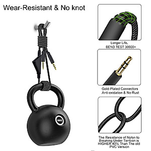 gozahad Astro A10 Cable Cord Adapter Replacement with Volume Control - Also Works with A40 &A40TR Gaming Headsets Xbox one ps4 Controller 2.0Meter (Without Inline Mute)