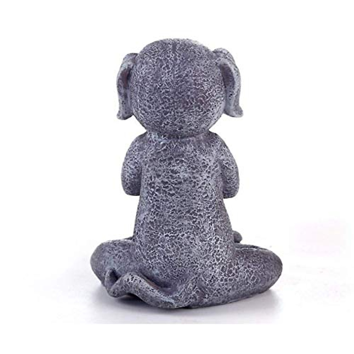 Meditating Dog Statue Buddha - Zen Dog - Namaste– Top Collection Tranquility and Peacefulness for Your Fairy Garden. 4¾ Inches Tall Miniature Gnome Figurine
