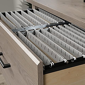 Sauder Summit Station 2-Drawer Lateral File Cabinet, L: 33.86" x W: 20.87" x H: 29.02", Laurel Oak