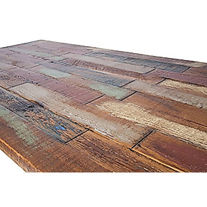 Reclaimed wood dining table