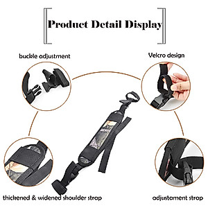 SHARROW Compound Bow Sling Archery Carrying Shoulder Strap Holder Compound Bow Accessories for Outdoor Hunting (camo)