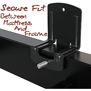 RONDURE 6pcs Mattress Slide Stopper, Non Slip Mattress Gripper to Keep Mattress from Sliding - Mattress Holder for Metal Bed Frame to Prevent Sliding