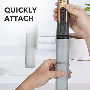 Blaux Portable Bidet Attachment Tank - 290 mL / 9.8 oz Water Reservoir for Electric Sprayer Bidets | Travel Size, Leakproof, Easy to Clean | Personal Hygiene, Postpartum Essentials