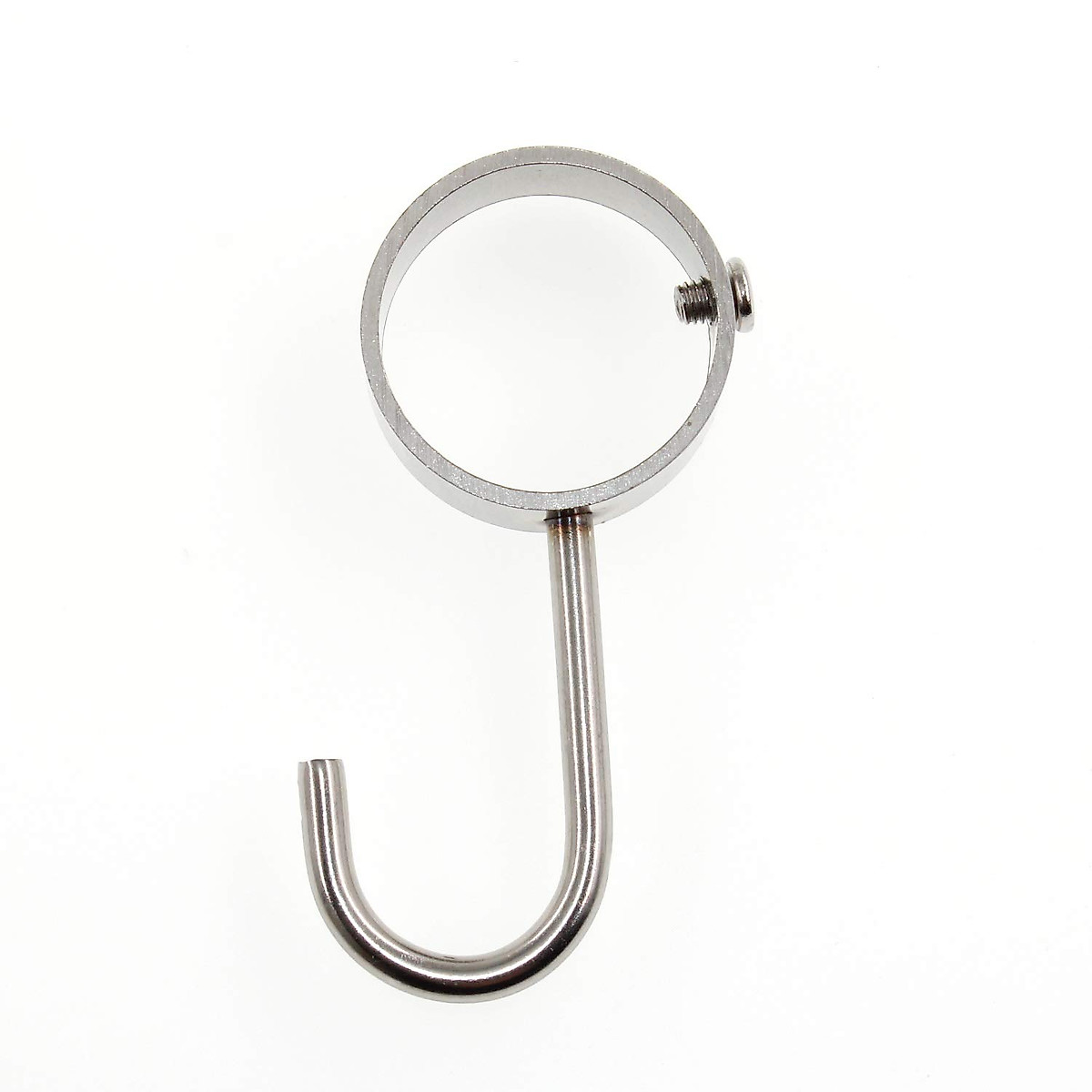 Ulifestar Stainless Steel Kitchen Hanger Hooks,Heavy Duty Rod Tube Rail Hanger Hooks for Hanging Pots and Pans,Towels,Oven Mitts,Fits for 25mm/1" Dia Rod,6 Pack (25mm Diameter)