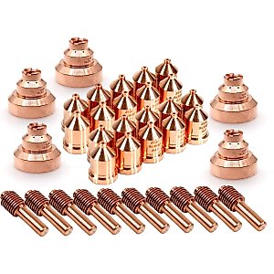 ICE-60T/TM Plasma Torch Electrode Tip 212724 219676 Drag Shield 212730 for Miller Spectrum 875 Cutter 35pcs