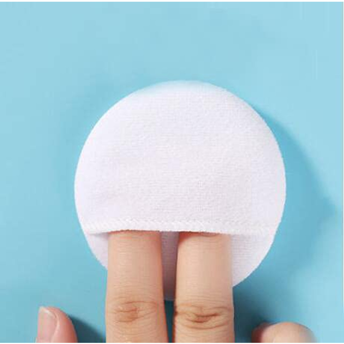 1Pcs ABS Empty Refillable Baby Talcum Powder Box with Green Lid Sifter and Powder Puff Baby Skin Care Powder Case Loose Powder Jar Container Bottle Holder for Baby After-Bath