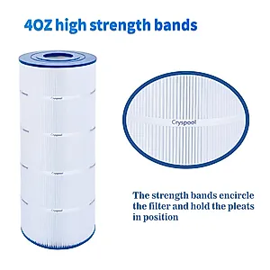 Cryspool Pool Filter Compatible with cs150e, PA150S, SwimClear C150S, CX150XRE, C-9441, 150 sq.ft, 1 Pack