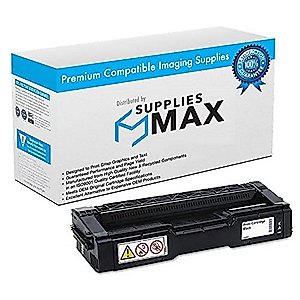 SuppliesMAX Compatible Replacement for Ricoh M-C250FW/M-C250FWB/P-C301W Black Toner Cartridge (6900 Page Yield) (Type M-C250H) (408336)