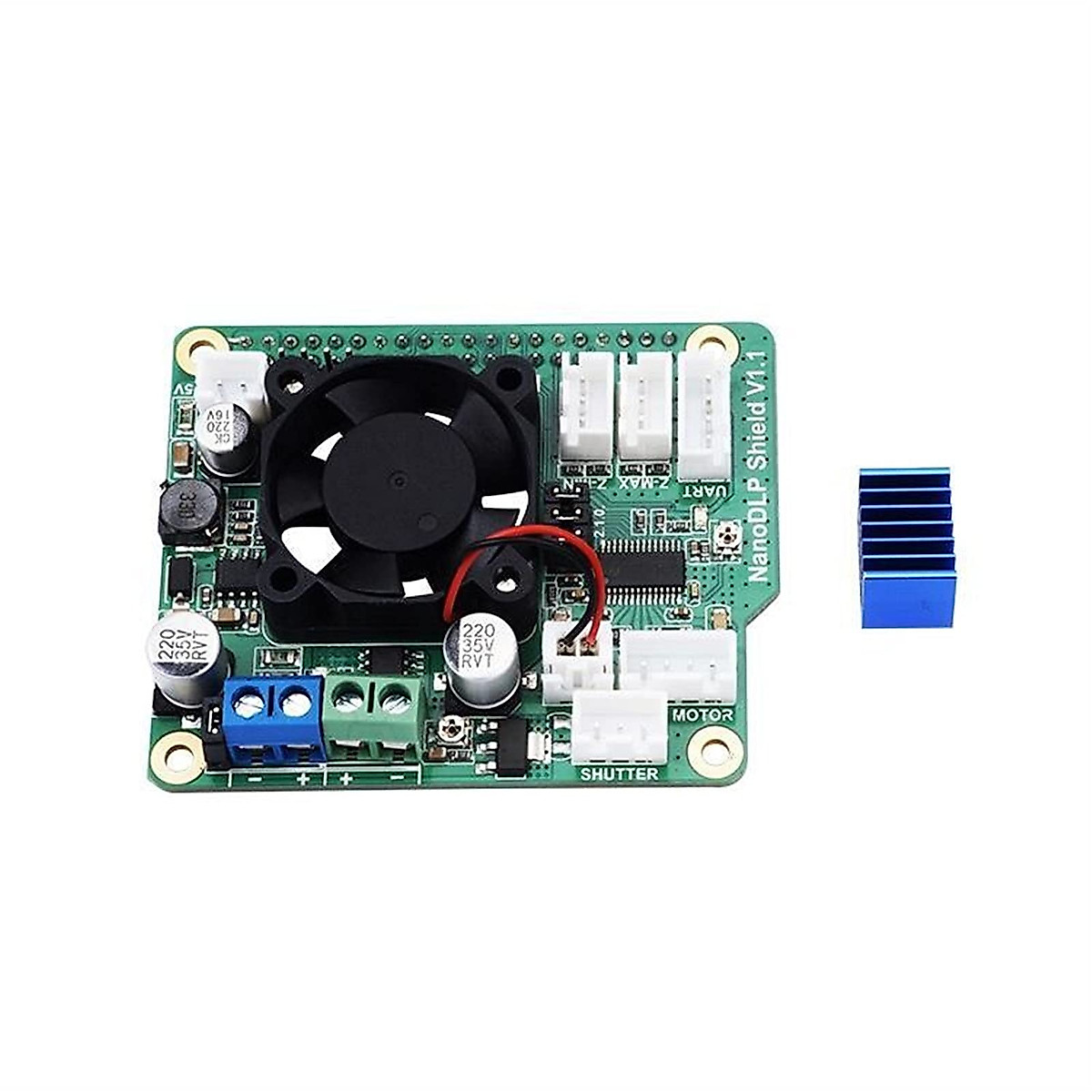 SUTK V1.1 Expansion Board with DRV8825 Controled MOS for RPi 3B and NanoDLP's Light-Cured 3D Printers