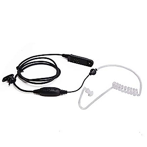 BaoFeng UV-9R Waterproof Covert Air Acoustic Tube Earpiece Earphone Headset for BaoFeng UV-XR A-58 UV-5RWP GT-3WP BF-9700 Waterproof Transceiver Two-Way Radio