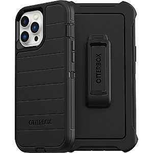 OtterBox Defender Series Case for Apple iPhone 13 Pro Max - Non-Retail Packaging (Black)