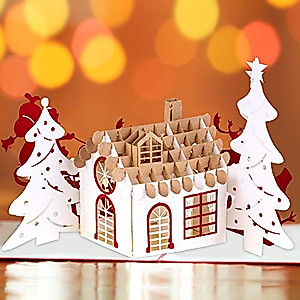 HBlife 9 Pack 3D Christmas Cards Pop Up Holiday Postcards Greeting Handmade Holiday Xmas Cards & Envelopes for New Year