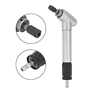 1/8" (3mm) 120 Degree Air Micro Die Grinder Kit High Speed Light Weight Pneumatic Grinding Pen for Shaping, Cutting, Grinding and Finishing, 52500 RPM