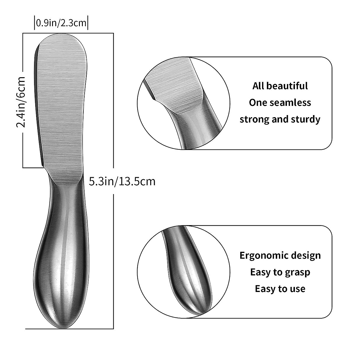 Cheese Spreader Knife Set (18 Pcs) 丨Charcuterie Accessories丨Stainless Steel Butter Knife, Serving Spoons, Forks and Mini Tongs, Used for Cheese, Butter, Jam, Pastry and Other Kitchen Daily Gadgets