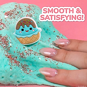 Original Squishmallow Maya The Ice Cream Premium Cloud Slime, Chocolate-Scented, Party Favors for Kids 8-12, Girl Toys 8-10 Years Old, Slime Kit for Girls Ages 8-12, Slime for Kids