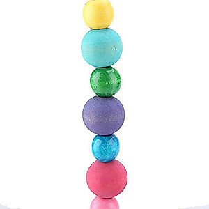 Bird Toys Natural Wooden Parrot Hanging Swing Toy Suitable for Medium and Small Parrots & Birds