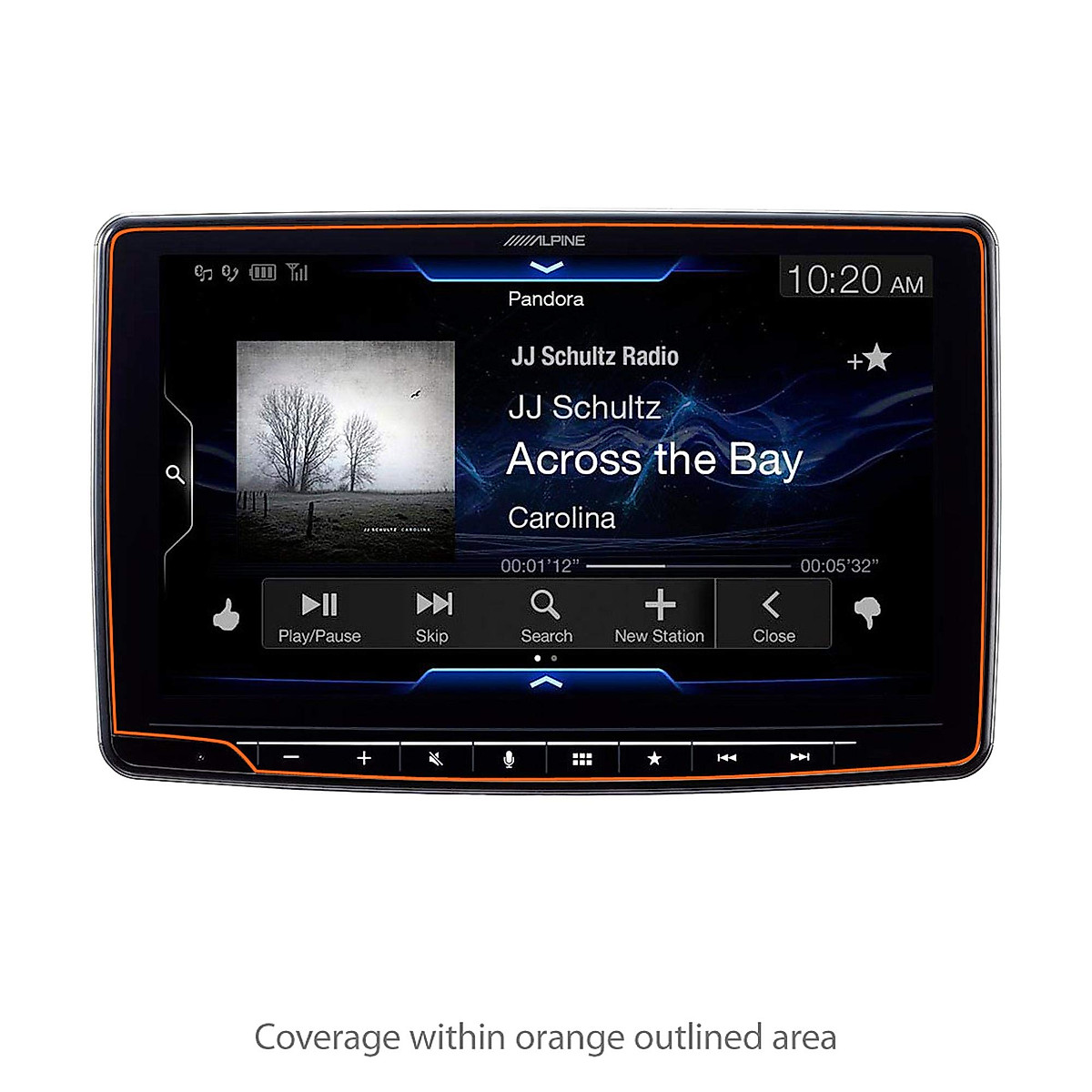 BoxWave Screen Protector Compatible with Alpine ILX-F309 - ClearTouch Anti-Glare (2-Pack), Anti-Fingerprint Matte Film Skin for Alpine ILX-F309, Alpine ILX-F309, ILX-F409, ILX-F259