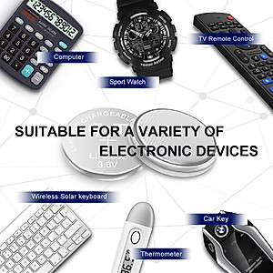 CT-ENERGY Rechargeable 2032 Batteries 8 Pack for Air Tag,3.6V Rechargeable Lir2032 Battery Replace CR2032