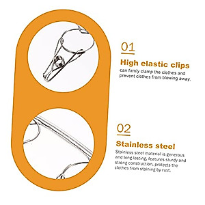 Cabilock 6 Pcs Multi Clip Drying Rack Collapsible Clothes Drying Rack Lingerie Hangers Dryer Portable Drying Hanger Socks Hook Socks Drying Hanger Underwear Drying Racks Windproof Clips Bra