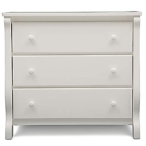 Delta Children Universal 3 Drawer Dresser, Greenguard Gold Certified, White