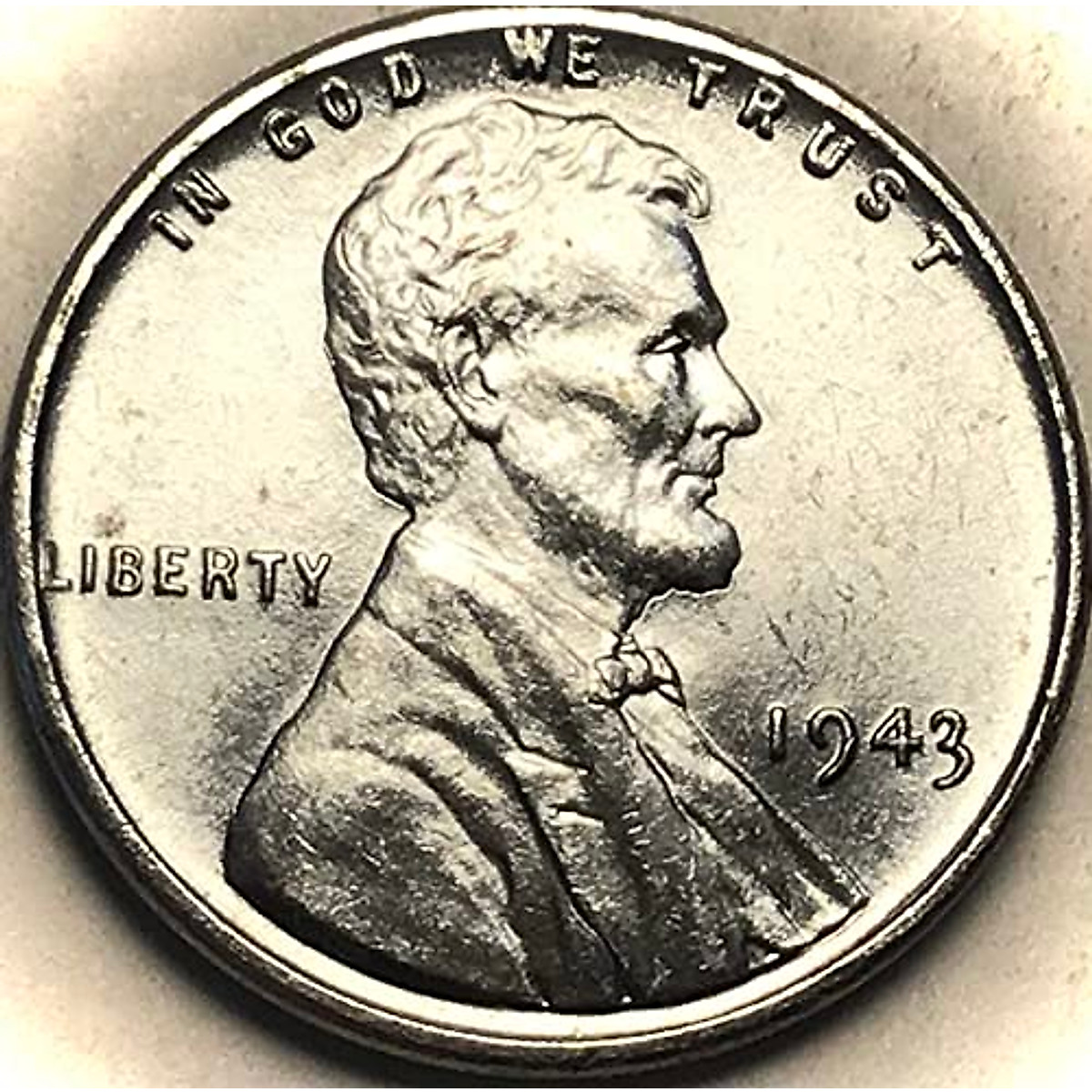 1943 P Lincoln Wheat Cent Steel OBR Penny Seller Mint State