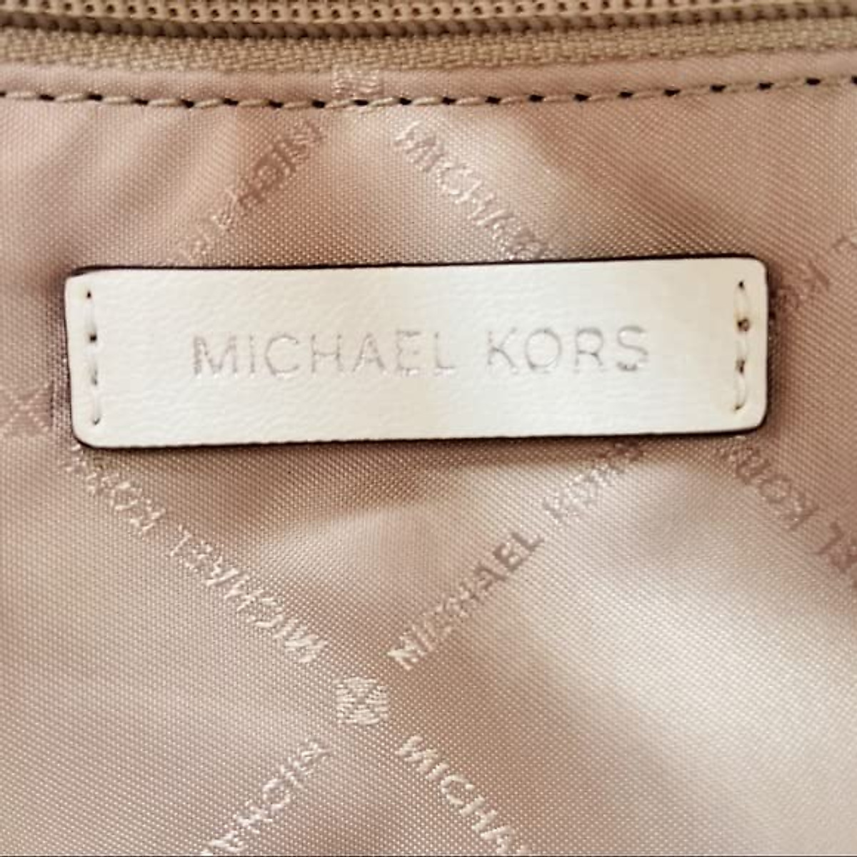 Michael Kors Rose Large East/West Tote Bag Handbag, Optic White