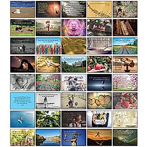 40 Mindfulness, Inspirational and Motivational Postcards