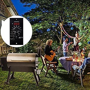 Upgrade Digital Thermostat Kit for Traeger Pro Series 20 22 34, BAC365 Control Board Compatible with Most Traeger Pellet Grills (Except PTG), with RTD Temp Probe,2pcs Meat Probe, Igniter Hot Rod