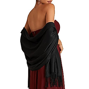 FURTALK Women's Pashmina Shawls and Wraps for Evening Dress Long Scarf Wedding Bride Bridesmaid Shawl Gifts