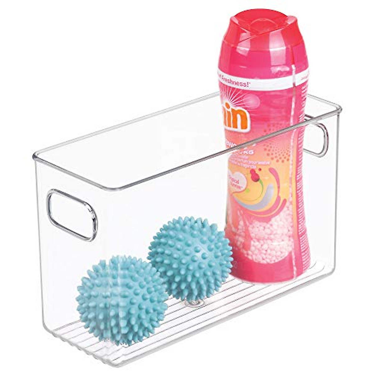 InterDesign Linus Plastic Countertop, Closet, and Vanity Organizer, Storage Bin for Bathroom, Bedroom, Office, Craft Room, Kitchen, Small