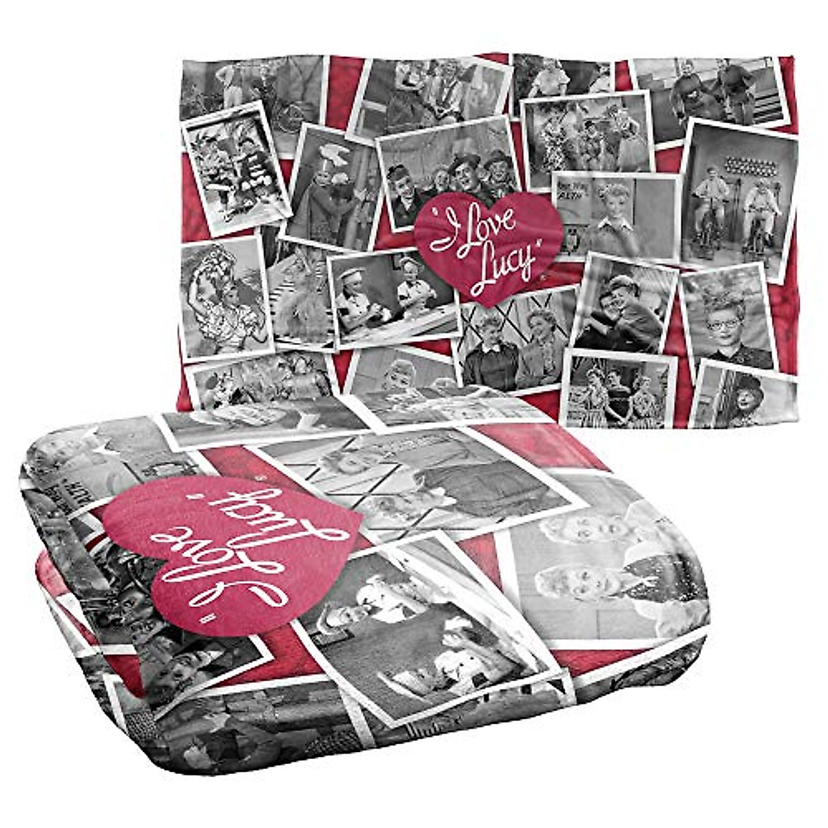 Trevco I Love Lucy Time After Time Silky Touch Super Soft Throw Blanket 36" x 58"