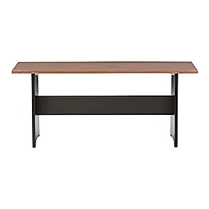 Linon Black and Pecan Breakfast Dining Set Ardmore Nook