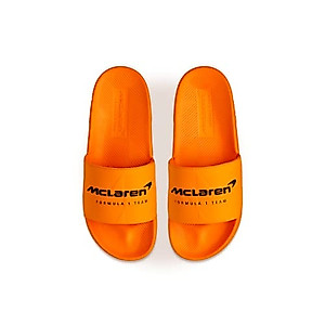K-Swiss X McLaren Formula 1 Team - Men's Slide Sandal, Papaya, 14 M