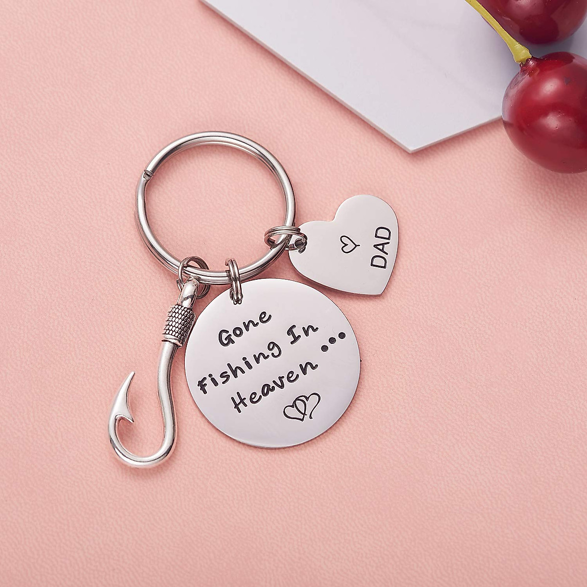 Memorial Gifts Keychain Still Riding in Heaven PAPA Grandpa Loss of Father Gift in Memory of Dad Grandfather Keyring