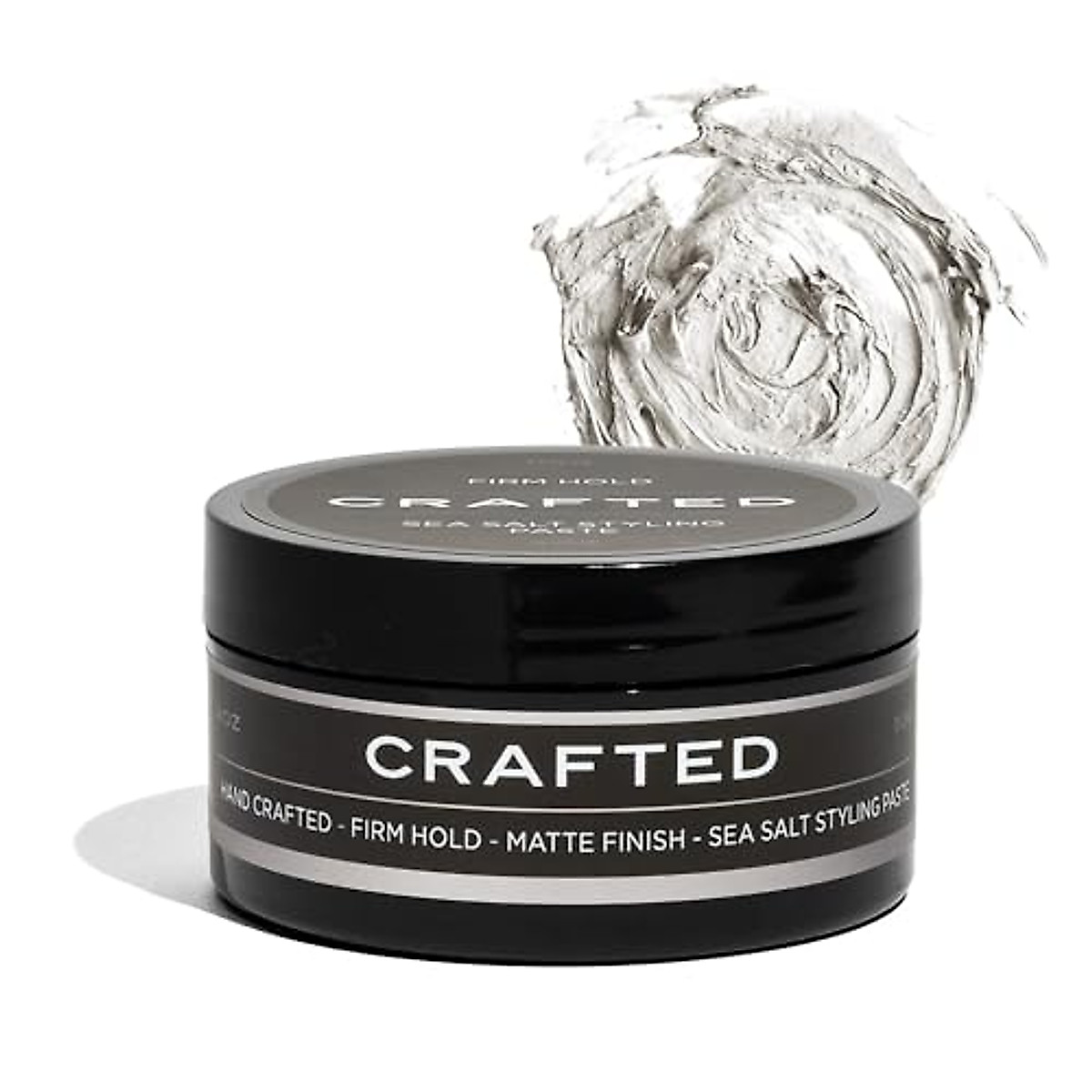 THESALONGUY CRAFTED Sea Salt Paste | Firm Hold/Low Shine | Add Volume, Texture, & Definition | Hand Crafted for all Hair Types | Lightweight [Dry Paste] Styler | 4oz Made in the USA