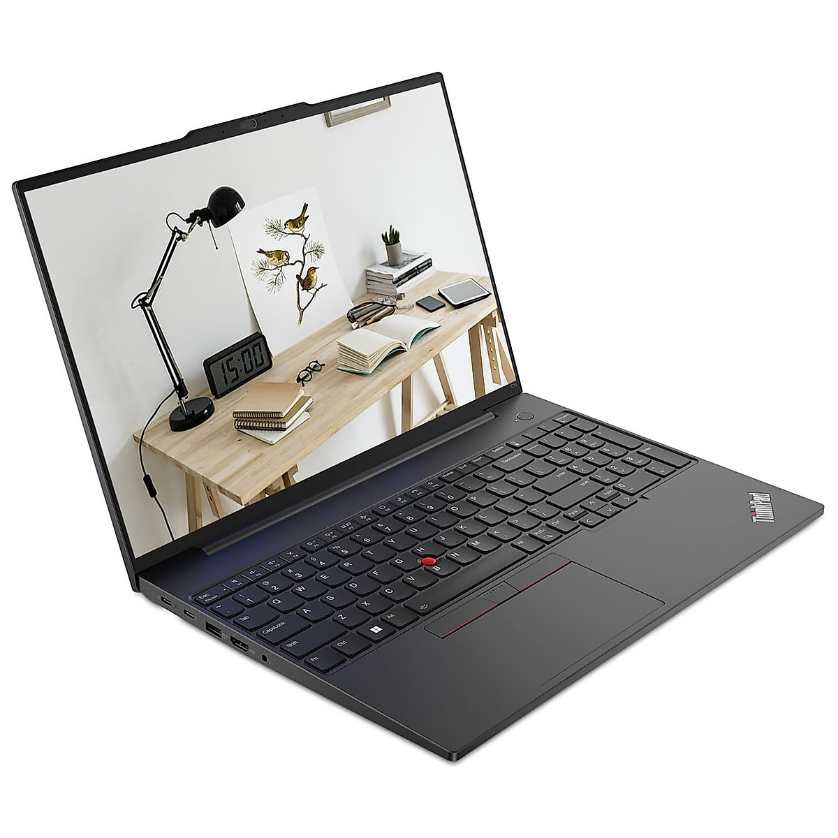 Lenovo ThinkPad E16 Business Laptop, 16" WUXGA Touchscreen, AMD Ryzen 7 7730U, 24GB RAM, 1TB SSD, Webcam, HDMI, Backlit Keyboard, Fingerprint Reader, Wi-Fi 6, Windows 11 Pro