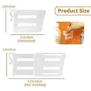 Refrigerator Dividers Adjustable Refrigerator Storage Dividers Djustable Dresser Drawer Fridge Seperators Plastic for Refrigerator Door