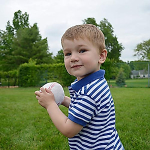 CatchStar Plush Baseball Stuffed Baseball Toy Durable Baseballs Plush Toy Soft Sports Ball Toy Gift for Kids Boy Baby Children Infant Toddler 4"