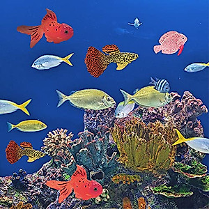 gootrades 3 Pcs/Set Artificial Fish Glowing Effect Aquarium Decor Floating Ornament