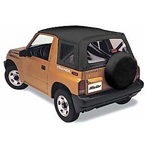 Bestop 5136601 Black Crush Replace-A-Top for OEM Hardware - 1999-2004 Chevrolet Geo, Suzuki Tracker/Vitara