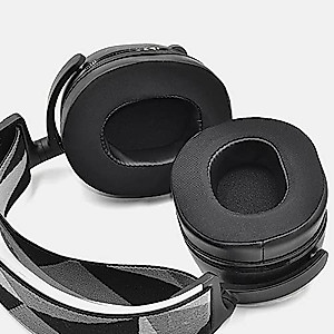 Upgraded M50X Earpads,Cooling Gel Replacement Earpad for Audio-Technica ATH M50X/M40X,HyperX Cloud/Alpha,SteelSeries Arctis,Sony MDR-1ABT/1RBT/1RNC/7506,Turtle Beach Stealth 420X/600 Headphone