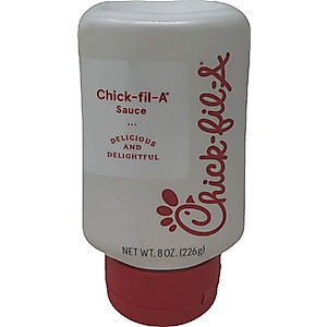 Chick-Fil-A Sauce 8 oz. Squeeze Bottle - resealable Container for Dipping, Drizzling, and Marinades (Chick-Fil-A)