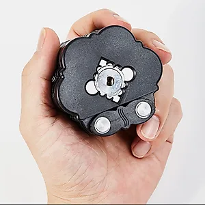 Bicycle Lock, with keyBicycle Folding Lock High Security Can Include Stand, Made of Hardened Steel Length 78 cm Suitable for Most Bicycles and e-Scooter Locks