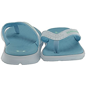 Under Armour Girls' Ignite Marbella Flip Flop, (400) Halogen Blue/Tonic/Green Breeze, 11K, US