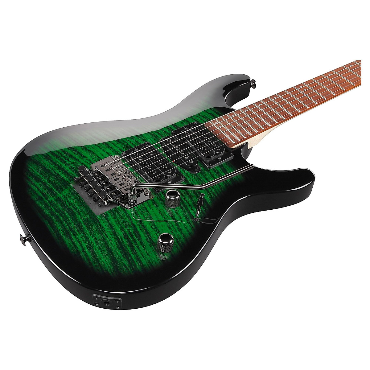 Ibanez Kiko Loureiro Signature KIKOSP3 Electric Guitar - Trans Emerald Burst