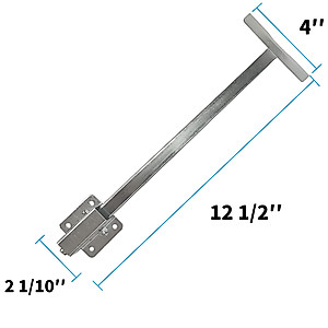 Qualward Sink Repair Kit System Undermount Sink Brackets for Kitchen, Silver Steel