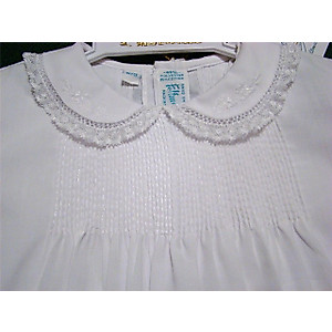 Feltman Brothers Girls Christening Gown White Batiste Lace with Bonnet 9/12m
